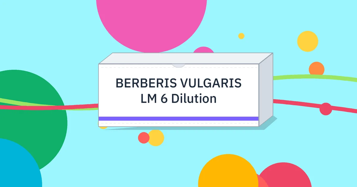 Symbolbild: Packung mit der Aufschrift BERBERIS VULGARIS LM 6 Dilution (PZN 02600922) – Verfügbarkeit und Bezug in Apotheken in Frankfurt am Main