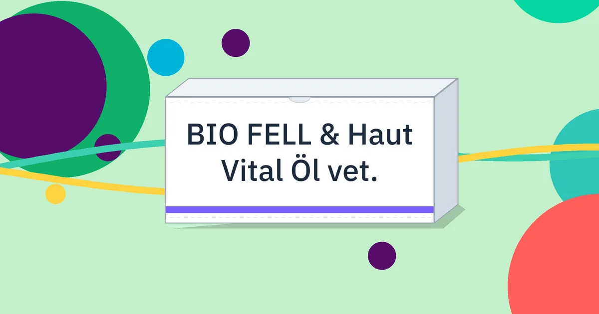 Symbolbild: Packung mit der Aufschrift BIO FELL & Haut Vital Öl vet. (PZN 11214388) – Verfügbarkeit und Bezug in Apotheken in Frankfurt am Main
