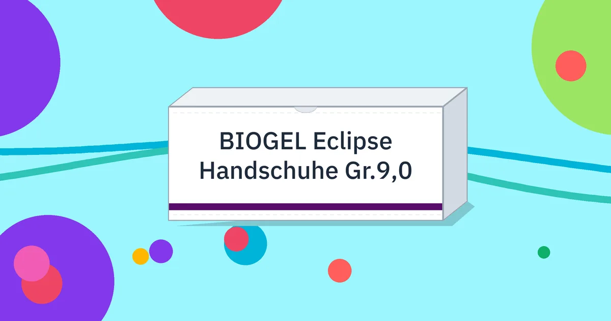 Symbolbild: Packung mit der Aufschrift BIOGEL Eclipse Handschuhe Gr.9,0 (PZN 04764941) – Verfügbarkeit und Bezug in Apotheken in Frankfurt am Main