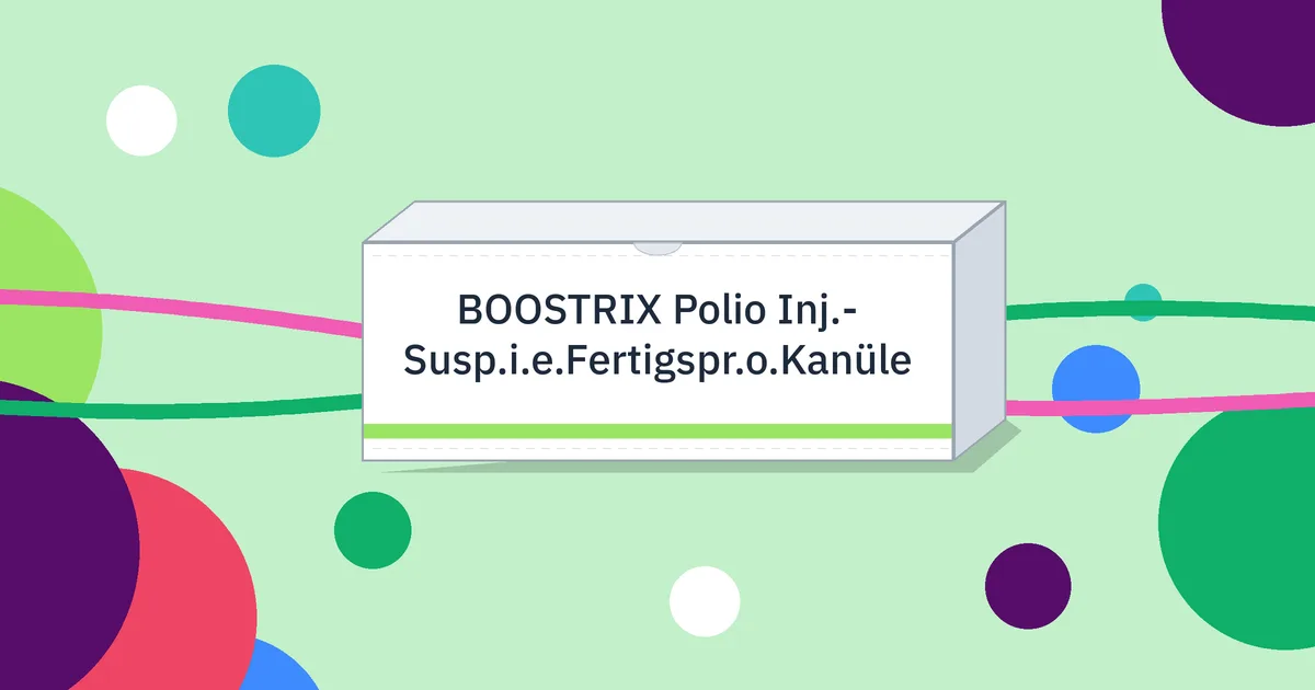 Symbolbild: Packung mit der Aufschrift BOOSTRIX Polio Inj.-Susp.i.e.Fertigspr.o.Kanüle (PZN 18338030) – Verfügbarkeit und Bezug in Apotheken in Frankfurt am Main