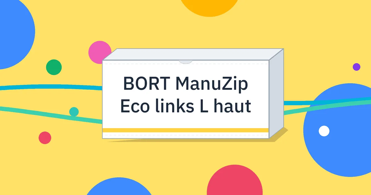 Symbolbild: Packung mit der Aufschrift BORT ManuZip Eco links L haut (PZN 05563469) – Verfügbarkeit und Bezug in Apotheken in Frankfurt am Main