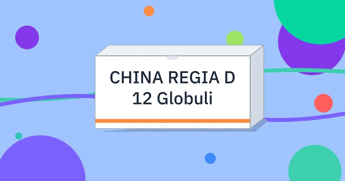 Symbolbild: Packung mit der Aufschrift CHINA REGIA D 12 Globuli (PZN 16690024) – Verfügbarkeit und Bezug in Apotheken in Frankfurt am Main