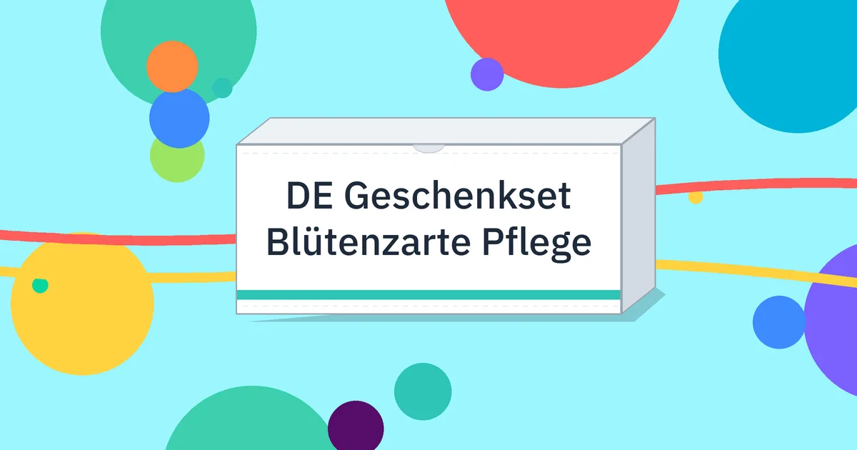 Symbolbild: Packung mit der Aufschrift DE Geschenkset Blütenzarte Pflege (PZN 13923290) – Verfügbarkeit und Bezug in Apotheken in Frankfurt am Main