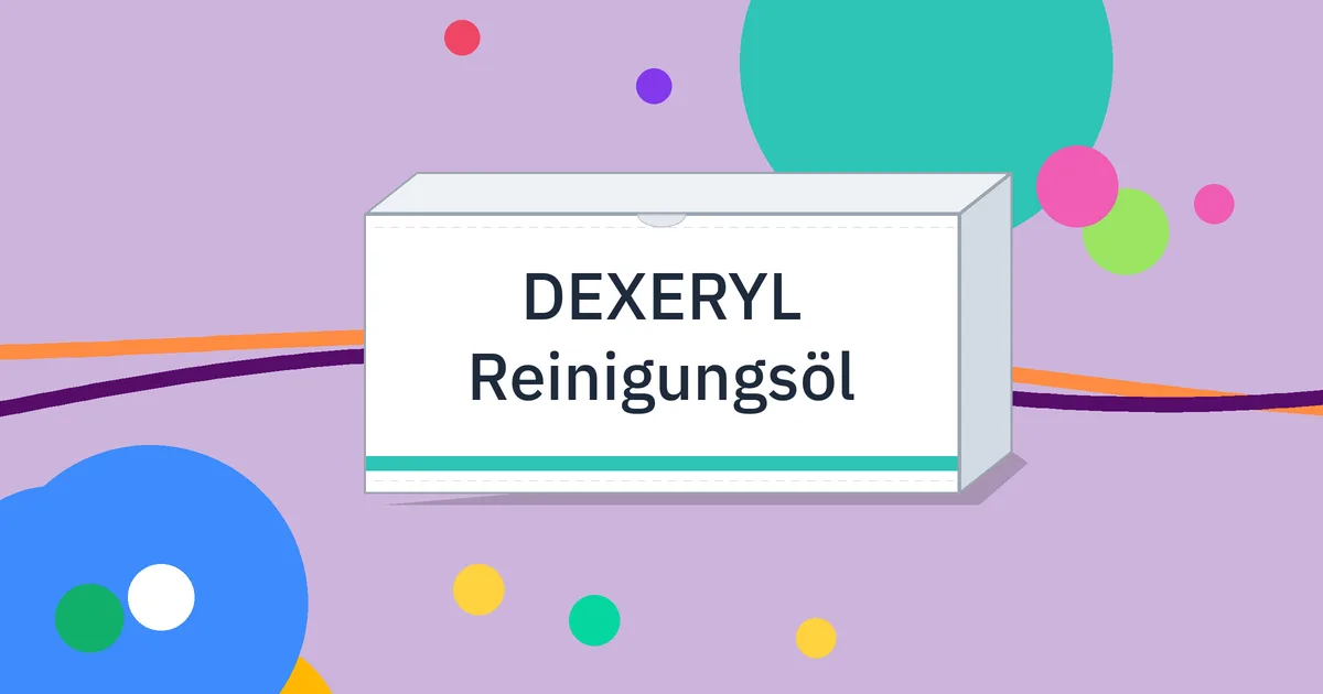Symbolbild: Packung mit der Aufschrift DEXERYL Reinigungsöl (PZN 17893870) – Verfügbarkeit und Bezug in Apotheken in Frankfurt am Main