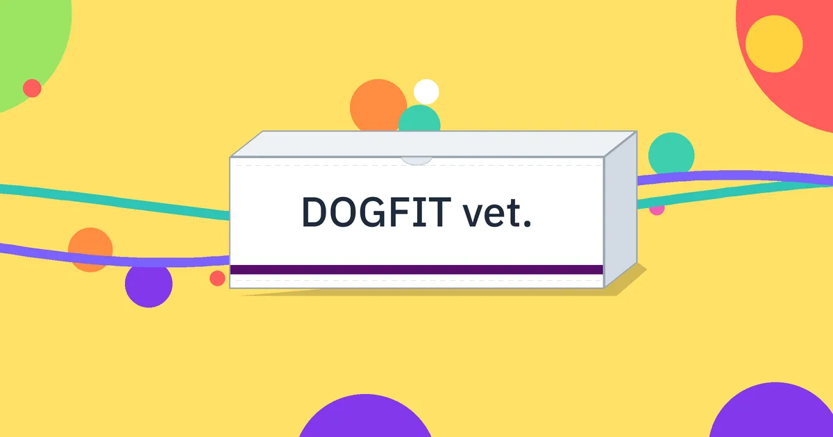 Symbolbild: Packung mit der Aufschrift DOGFIT vet. (PZN 07104240) – Verfügbarkeit und Bezug in Apotheken in Frankfurt am Main