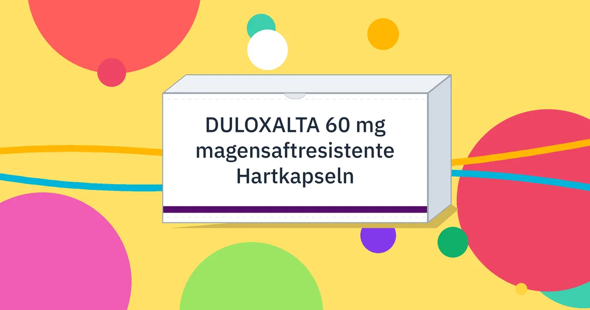 Symbolbild: Packung mit der Aufschrift DULOXALTA 60 mg magensaftresistente Hartkapseln (PZN 10954002) – Verfügbarkeit und Bezug in Apotheken in Frankfurt am Main