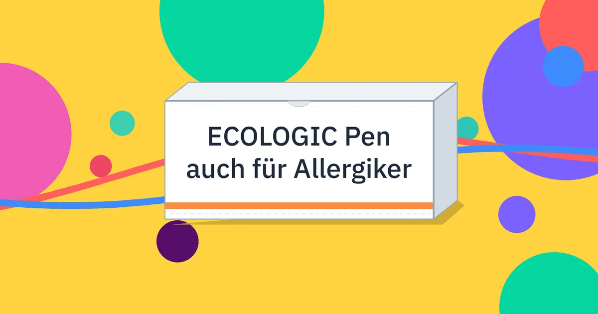 Symbolbild: Packung mit der Aufschrift ECOLOGIC Pen auch für Allergiker (PZN 17203641) – Verfügbarkeit und Bezug in Apotheken in Frankfurt am Main