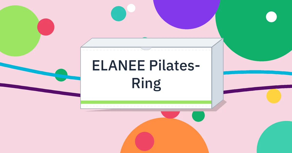 Symbolbild: Packung mit der Aufschrift ELANEE Pilates-Ring (PZN 12530513) – Verfügbarkeit und Bezug in Apotheken in Frankfurt am Main