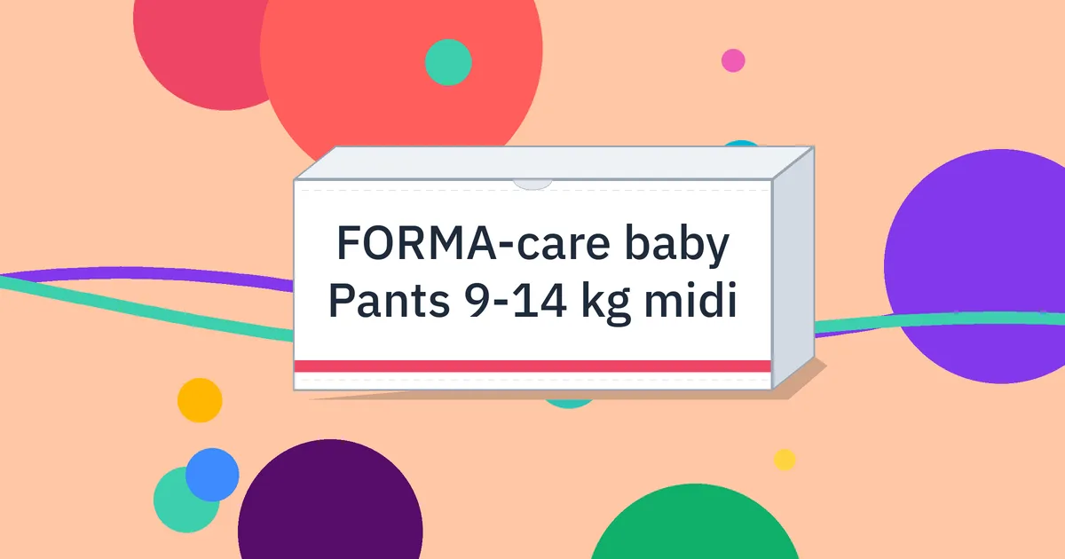 Symbolbild: Packung mit der Aufschrift FORMA-care baby Pants 9-14 kg midi (PZN 19385422) – Verfügbarkeit und Bezug in Apotheken in Frankfurt am Main