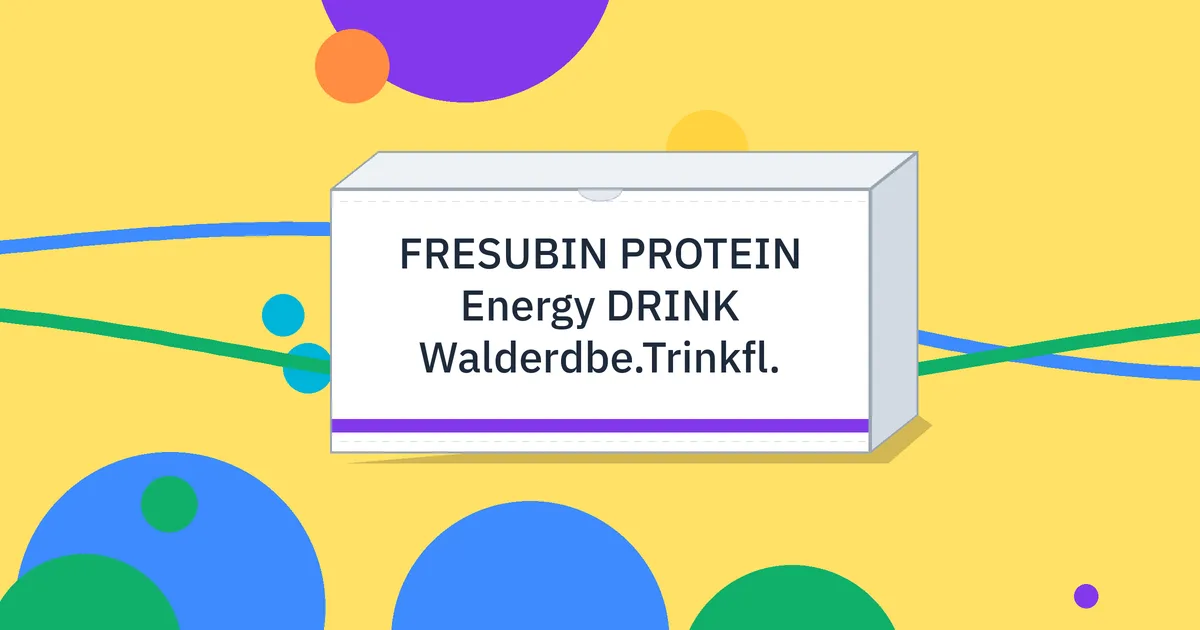 Symbolbild: Packung mit der Aufschrift FRESUBIN PROTEIN Energy DRINK Walderdbe.Trinkfl. (PZN 20191462) – Verfügbarkeit und Bezug in Apotheken in Frankfurt am Main