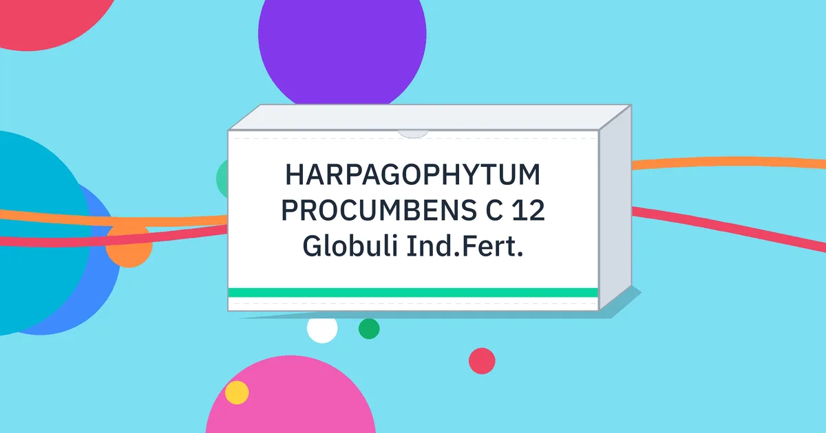Symbolbild: Packung mit der Aufschrift HARPAGOPHYTUM PROCUMBENS C 12 Globuli Ind.Fert. (PZN 17652669) – Verfügbarkeit und Bezug in Apotheken in Frankfurt am Main