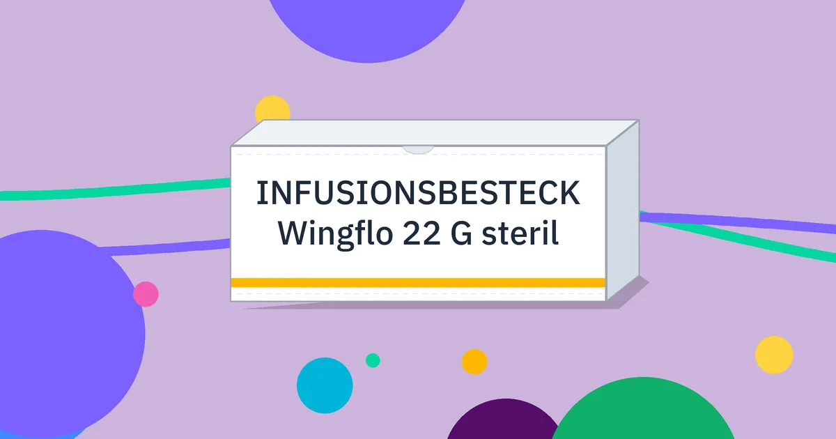 Symbolbild: Packung mit der Aufschrift INFUSIONSBESTECK Wingflo 22 G steril (PZN 06869124) – Verfügbarkeit und Bezug in Apotheken in Frankfurt am Main