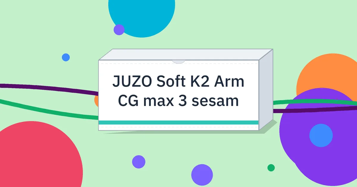 Symbolbild: Packung mit der Aufschrift JUZO Soft K2 Arm CG max 3 sesam (PZN 15513863) – Verfügbarkeit und Bezug in Apotheken in Frankfurt am Main