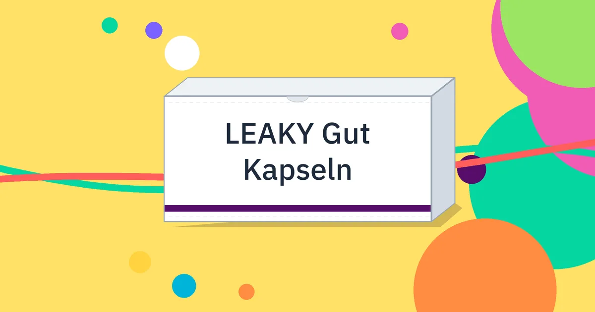 Symbolbild: Packung mit der Aufschrift LEAKY Gut Kapseln (PZN 11109272) – Verfügbarkeit und Bezug in Apotheken in Frankfurt am Main