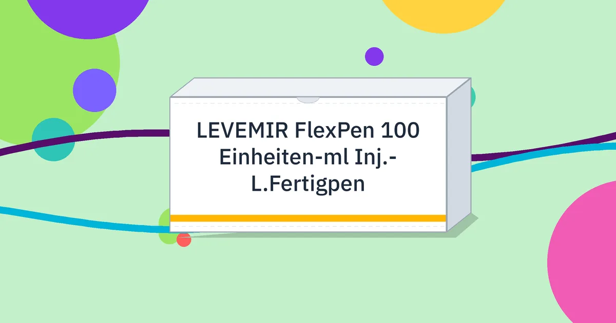 Symbolbild: Packung mit der Aufschrift LEVEMIR FlexPen 100 Einheiten-ml Inj.-L.Fertigpen (PZN 17906779) – Verfügbarkeit und Bezug in Apotheken in Frankfurt am Main