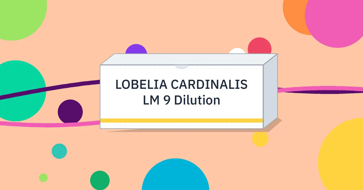 Symbolbild: Packung mit der Aufschrift LOBELIA CARDINALIS LM 9 Dilution (PZN 13532885) – Verfügbarkeit und Bezug in Apotheken in Frankfurt am Main