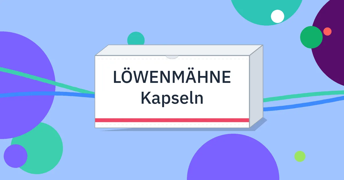 Symbolbild: Packung mit der Aufschrift LÖWENMÄHNE Kapseln (PZN 20578273) – Verfügbarkeit und Bezug in Apotheken in Frankfurt am Main