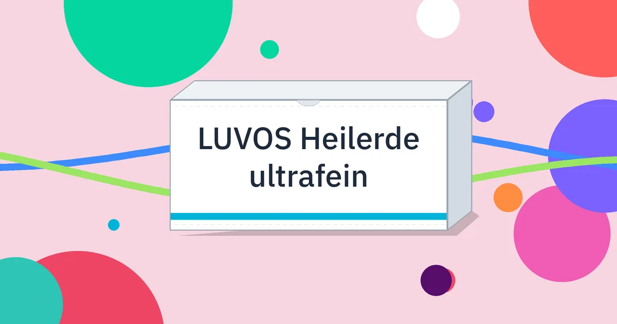 Symbolbild: Packung mit der Aufschrift LUVOS Heilerde ultrafein (PZN 05039403) – Verfügbarkeit und Bezug in Apotheken in Frankfurt am Main