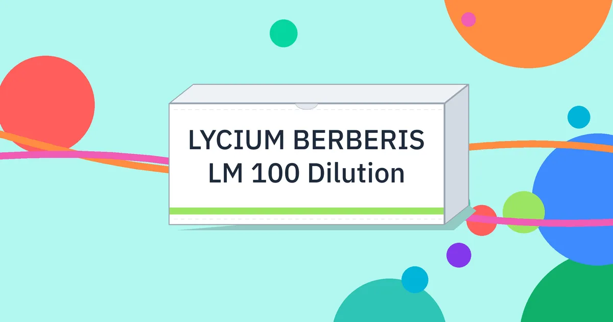 Symbolbild: Packung mit der Aufschrift LYCIUM BERBERIS LM 100 Dilution (PZN 13537397) – Verfügbarkeit und Bezug in Apotheken in Frankfurt am Main