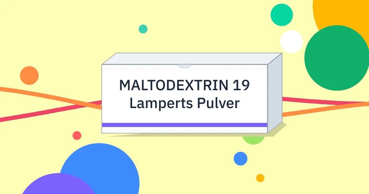 Symbolbild: Packung mit der Aufschrift MALTODEXTRIN 19 Lamperts Pulver (PZN 03709785) – Verfügbarkeit und Bezug in Apotheken in Frankfurt am Main