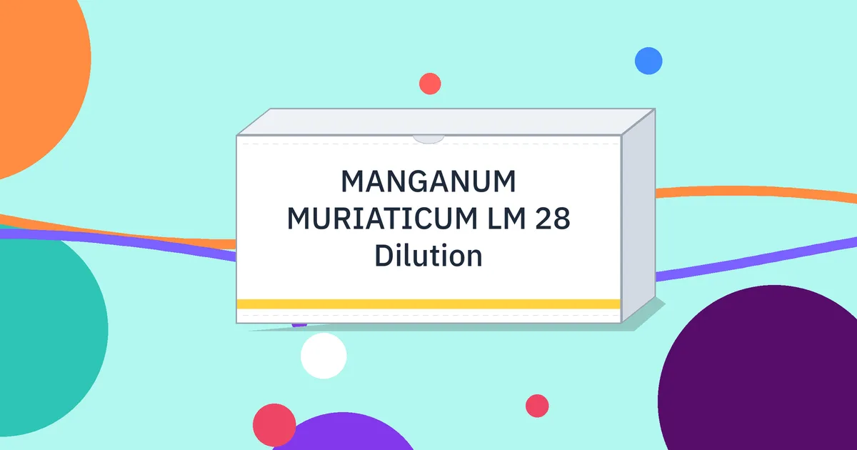 Symbolbild: Packung mit der Aufschrift MANGANUM MURIATICUM LM 28 Dilution (PZN 12943882) – Verfügbarkeit und Bezug in Apotheken in Frankfurt am Main