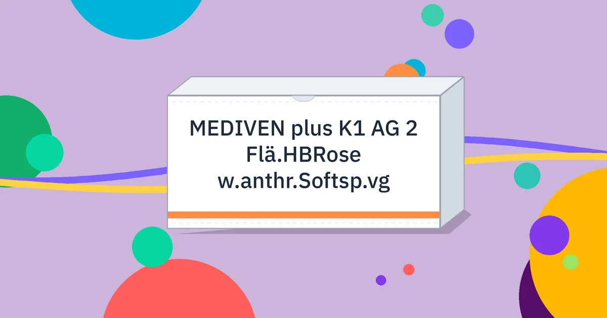 Symbolbild: Packung mit der Aufschrift MEDIVEN plus K1 AG 2 Flä.HBRose w.anthr.Softsp.vg (PZN 15913344) – Verfügbarkeit und Bezug in Apotheken in Frankfurt am Main