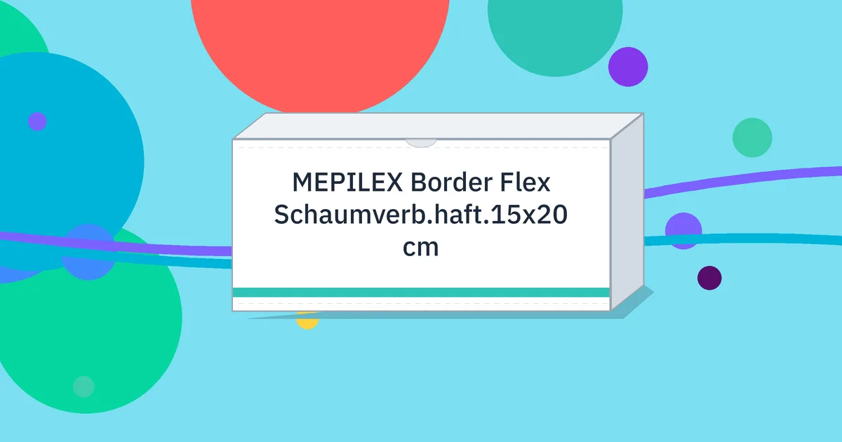 Symbolbild: Packung mit der Aufschrift MEPILEX Border Flex Schaumverb.haft.15x20 cm (PZN 18719223) – Verfügbarkeit und Bezug in Apotheken in Frankfurt am Main