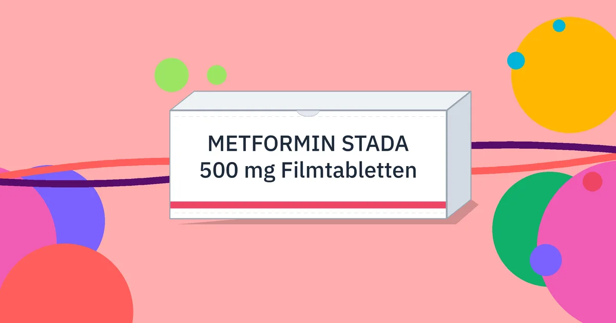 Symbolbild: Packung mit der Aufschrift METFORMIN STADA 500 mg Filmtabletten (PZN 08999227) – Verfügbarkeit und Bezug in Apotheken in Frankfurt am Main