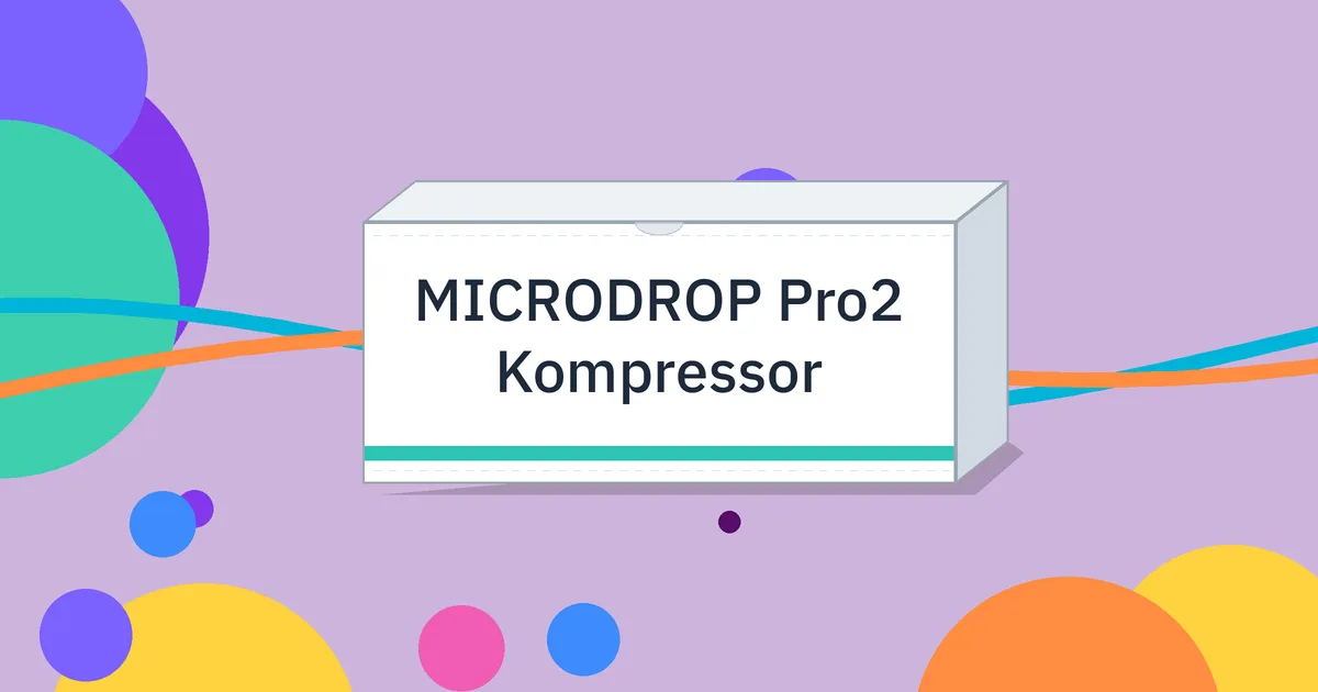 Symbolbild: Packung mit der Aufschrift MICRODROP Pro2 Kompressor (PZN 05030715) – Verfügbarkeit und Bezug in Apotheken in Frankfurt am Main