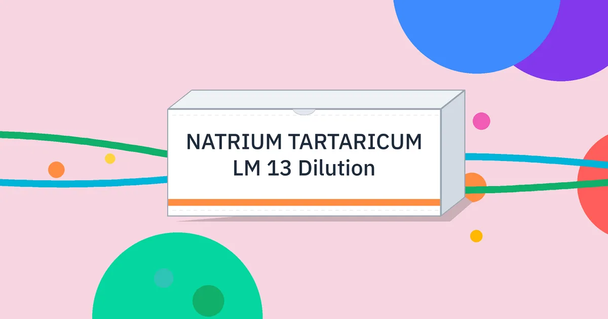 Symbolbild: Packung mit der Aufschrift NATRIUM TARTARICUM LM 13 Dilution (PZN 12967701) – Verfügbarkeit und Bezug in Apotheken in Frankfurt am Main