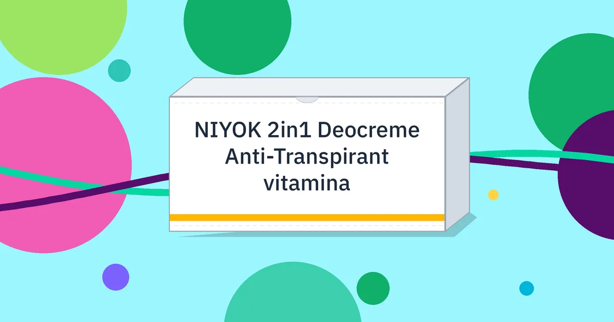 Symbolbild: Packung mit der Aufschrift NIYOK 2in1 Deocreme Anti-Transpirant vitamina (PZN 19113681) – Verfügbarkeit und Bezug in Apotheken in Frankfurt am Main