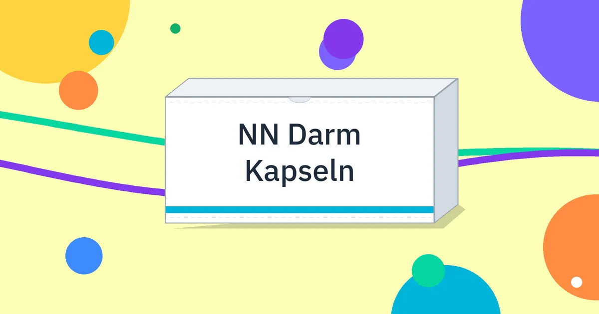 Symbolbild: Packung mit der Aufschrift NN Darm Kapseln (PZN 15321388) – Verfügbarkeit und Bezug in Apotheken in Frankfurt am Main