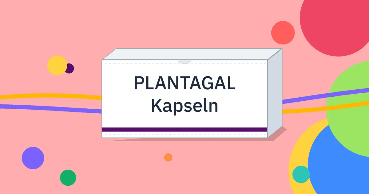 Symbolbild: Packung mit der Aufschrift PLANTAGAL Kapseln (PZN 13418907) – Verfügbarkeit und Bezug in Apotheken in Frankfurt am Main