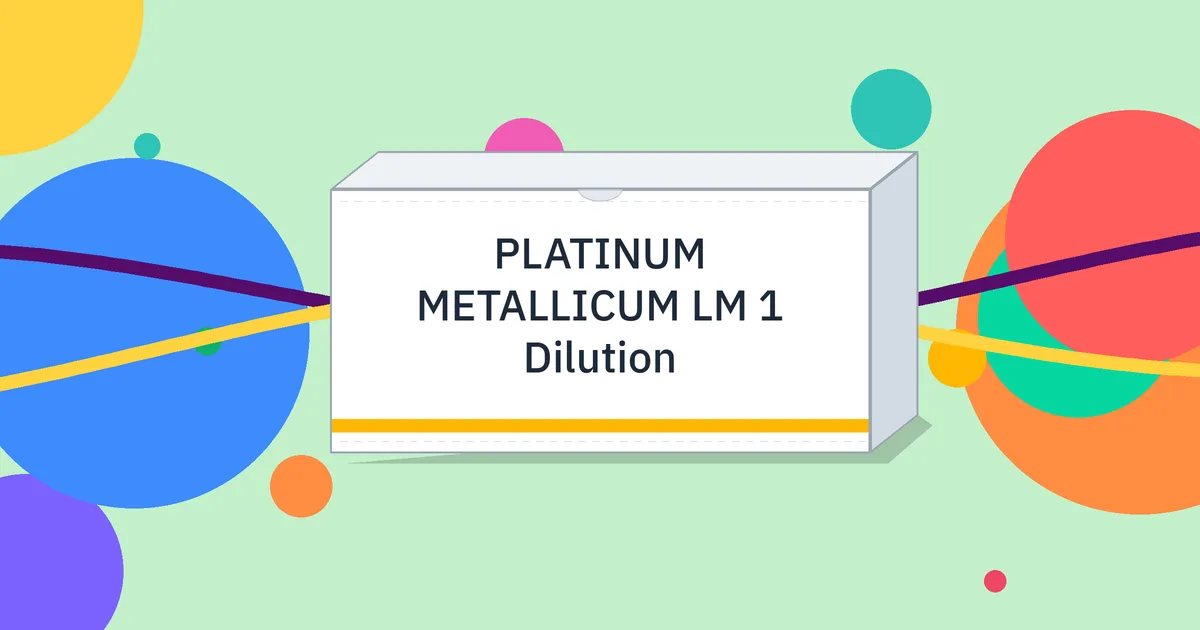 Symbolbild: Packung mit der Aufschrift PLATINUM METALLICUM LM 1 Dilution (PZN 13038263) – Verfügbarkeit und Bezug in Apotheken in Frankfurt am Main