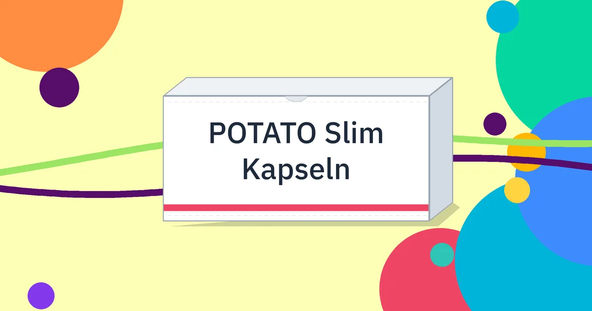 Symbolbild: Packung mit der Aufschrift POTATO Slim Kapseln (PZN 01160562) – Verfügbarkeit und Bezug in Apotheken in Frankfurt am Main