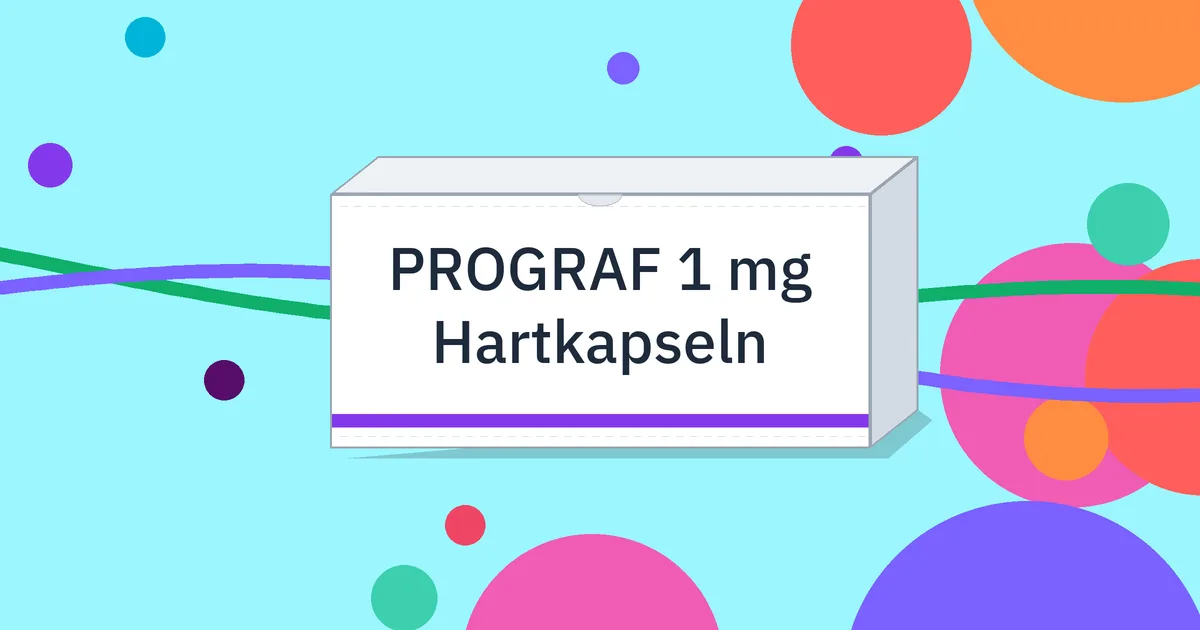 Symbolbild: Packung mit der Aufschrift PROGRAF 1 mg Hartkapseln (PZN 00008585) – Verfügbarkeit und Bezug in Apotheken in Frankfurt am Main