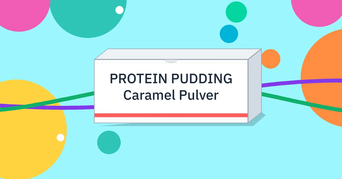 Symbolbild: Packung mit der Aufschrift PROTEIN PUDDING Caramel Pulver (PZN 13233674) – Verfügbarkeit und Bezug in Apotheken in Frankfurt am Main