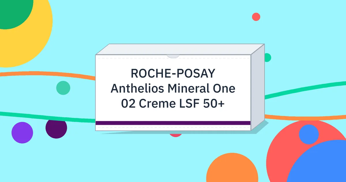 Symbolbild: Packung mit der Aufschrift ROCHE-POSAY Anthelios Mineral One 02 Creme LSF 50+ (PZN 16229437) – Verfügbarkeit und Bezug in Apotheken in Frankfurt am Main