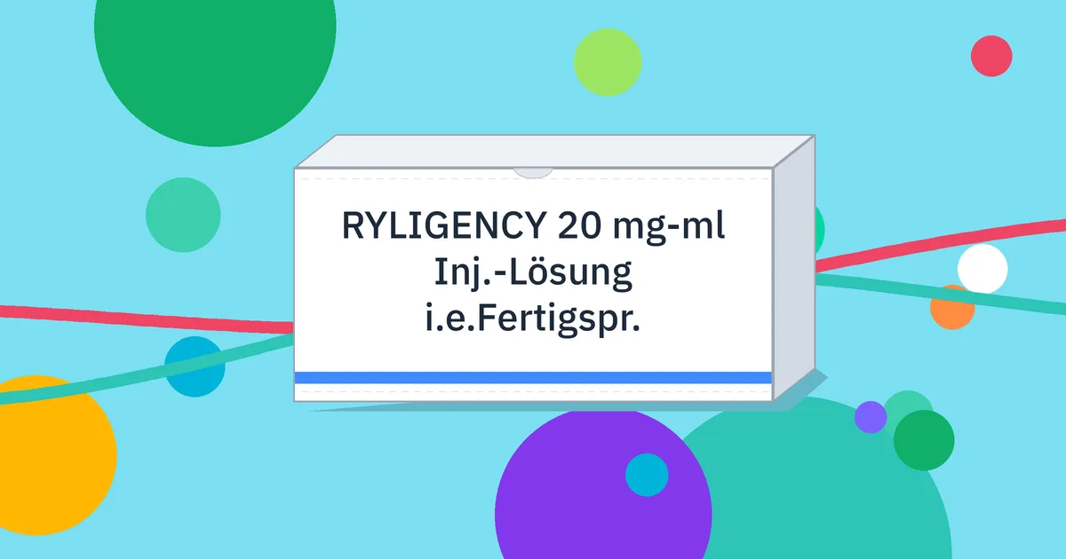 Symbolbild: Packung mit der Aufschrift RYLIGENCY 20 mg-ml Inj.-Lösung i.e.Fertigspr. (PZN 15740079) – Verfügbarkeit und Bezug in Apotheken in Frankfurt am Main