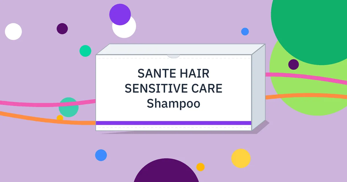 Symbolbild: Packung mit der Aufschrift SANTE HAIR SENSITIVE CARE Shampoo (PZN 19419894) – Verfügbarkeit und Bezug in Apotheken in Frankfurt am Main