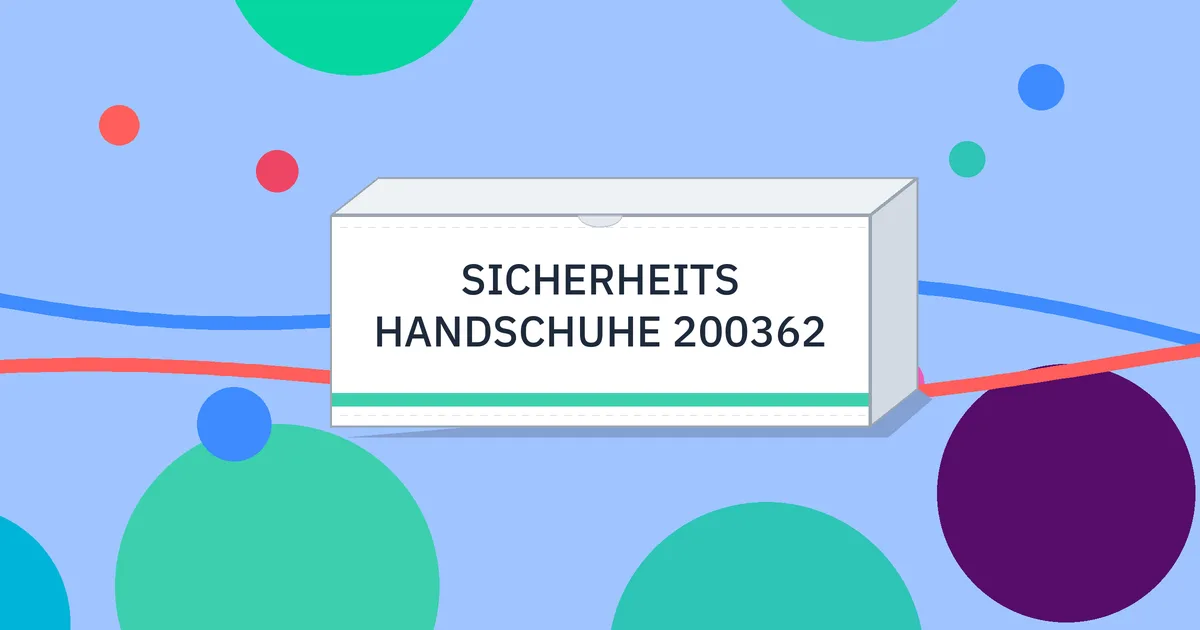 Symbolbild: Packung mit der Aufschrift SICHERHEITS HANDSCHUHE 200362 (PZN 04755698) – Verfügbarkeit und Bezug in Apotheken in Frankfurt am Main
