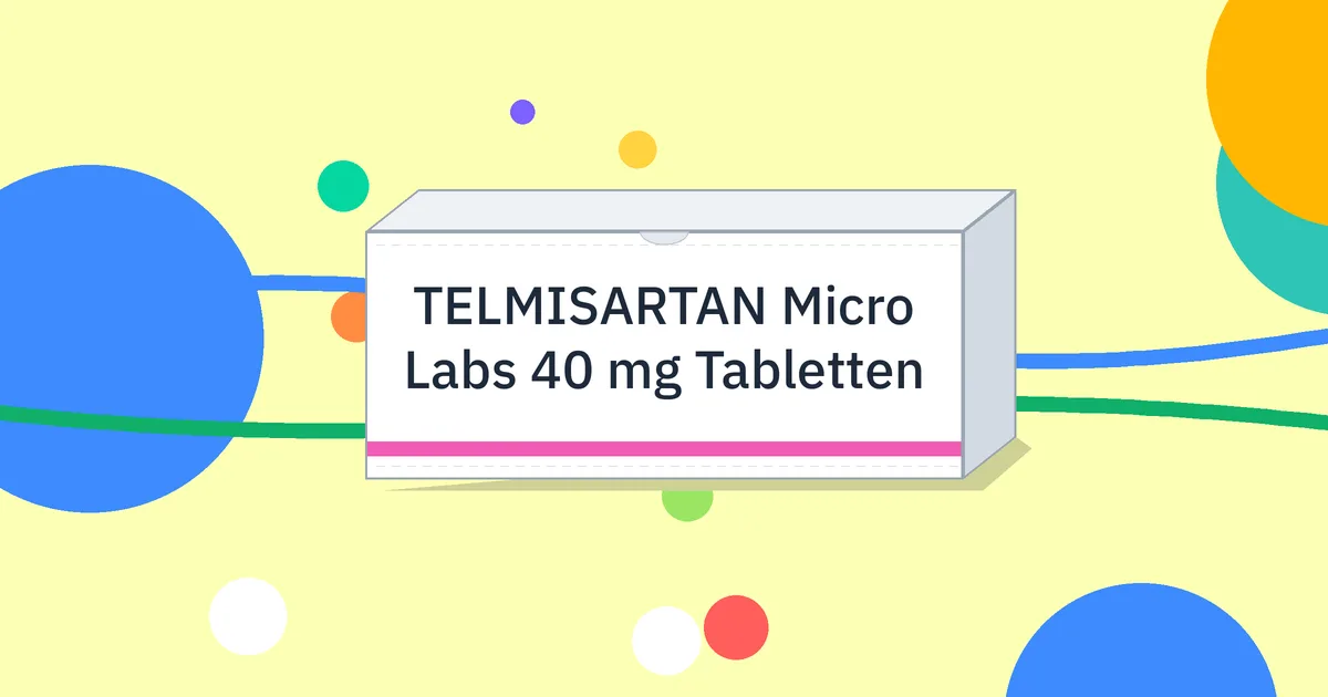 Symbolbild: Packung mit der Aufschrift TELMISARTAN Micro Labs 40 mg Tabletten (PZN 13881338) – Verfügbarkeit und Bezug in Apotheken in Frankfurt am Main