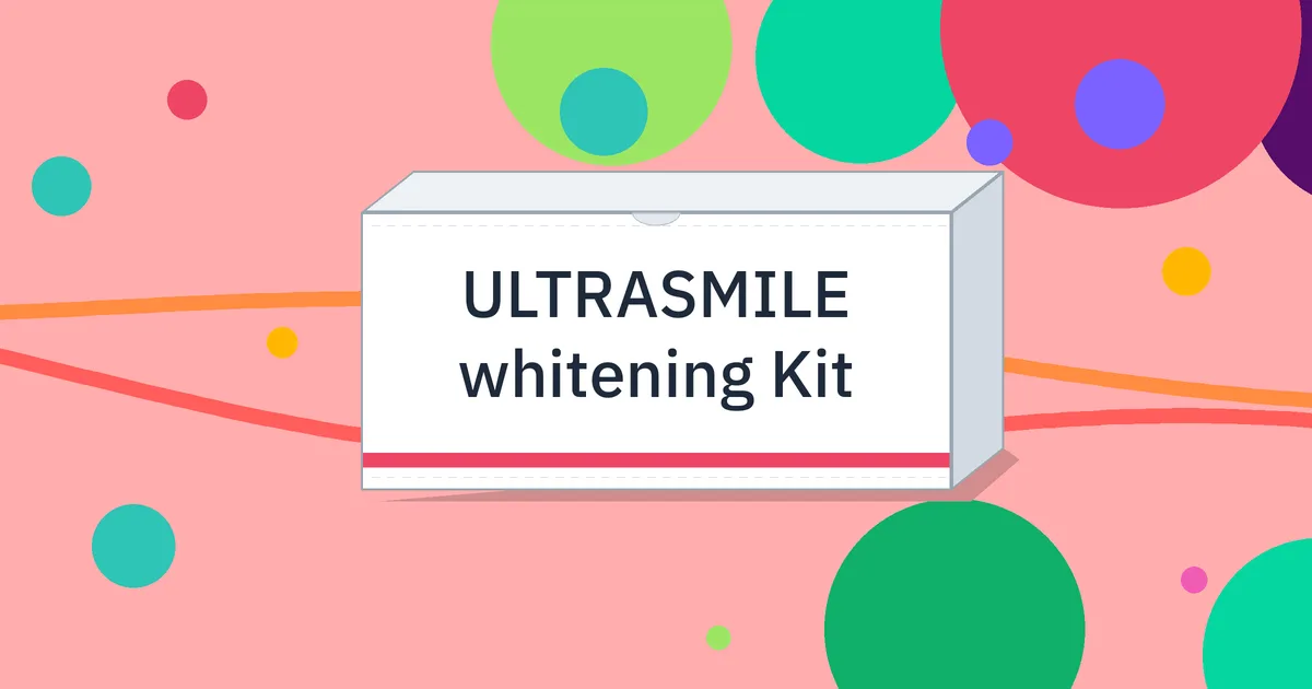 Symbolbild: Packung mit der Aufschrift ULTRASMILE whitening Kit (PZN 16696831) – Verfügbarkeit und Bezug in Apotheken in Frankfurt am Main