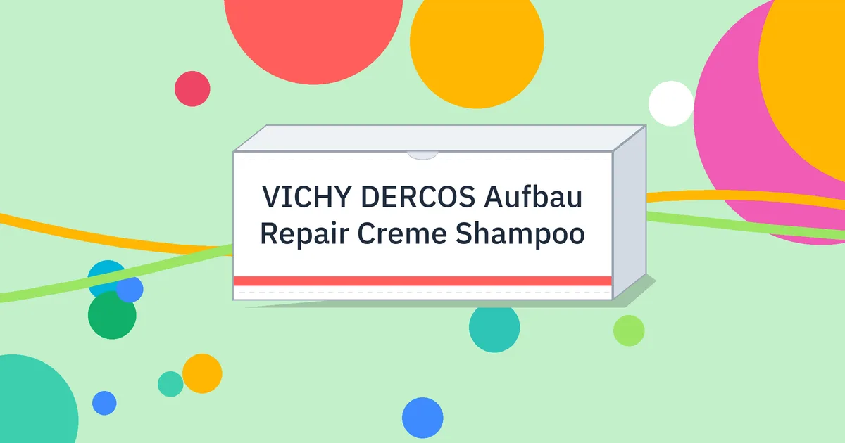 Symbolbild: Packung mit der Aufschrift VICHY DERCOS Aufbau Repair Creme Shampoo (PZN 06887754) – Verfügbarkeit und Bezug in Apotheken in Frankfurt am Main