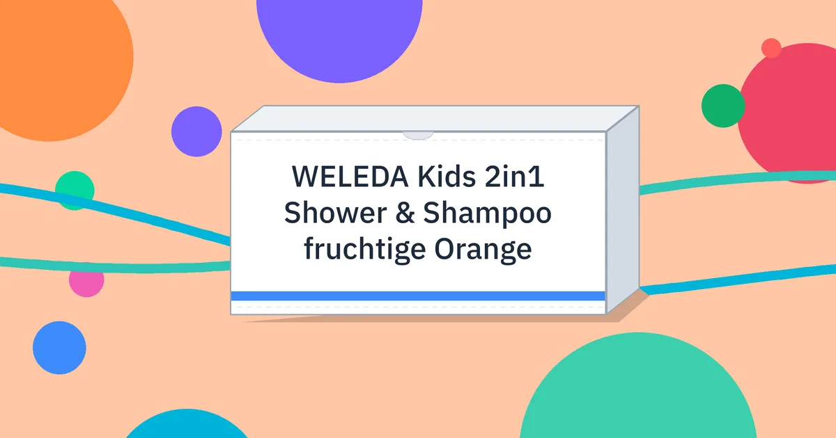 Symbolbild: Packung mit der Aufschrift WELEDA Kids 2in1 Shower & Shampoo fruchtige Orange (PZN 12387381) – Verfügbarkeit und Bezug in Apotheken in Frankfurt am Main