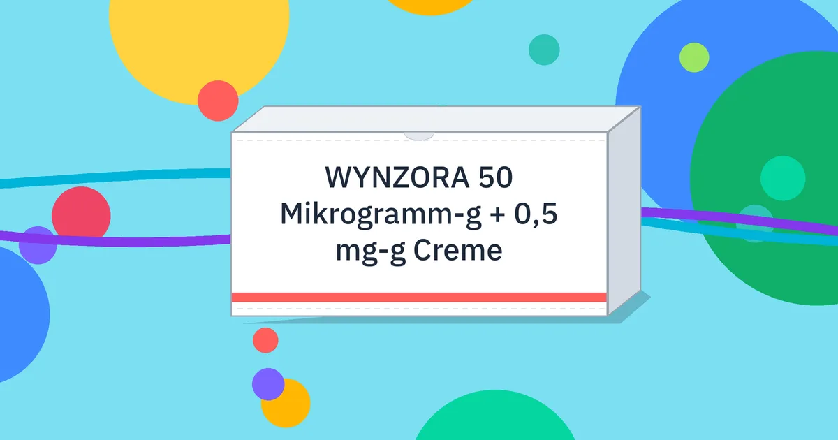 Symbolbild: Packung mit der Aufschrift WYNZORA 50 Mikrogramm-g + 0,5 mg-g Creme (PZN 19392126) – Verfügbarkeit und Bezug in Apotheken in Frankfurt am Main