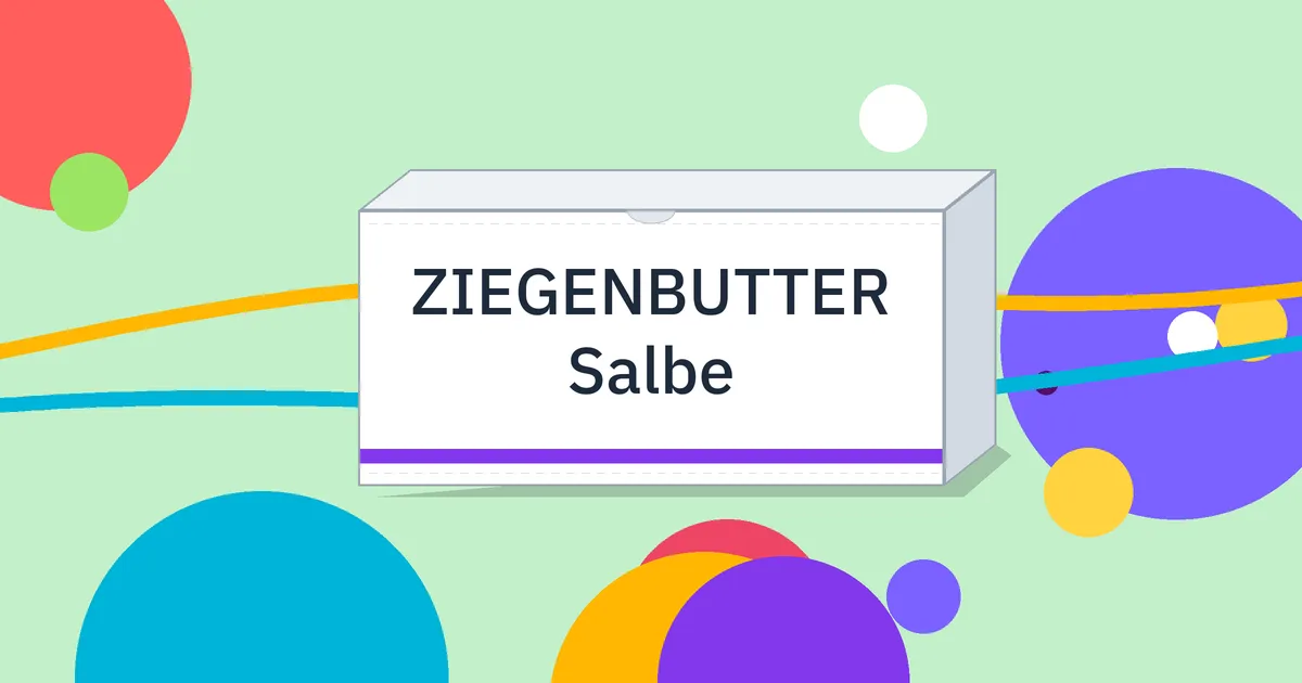 Symbolbild: Packung mit der Aufschrift ZIEGENBUTTER Salbe (PZN 02415320) – Verfügbarkeit und Bezug in Apotheken in Frankfurt am Main