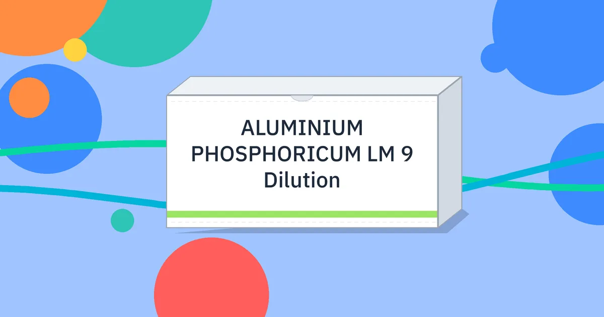 Symbolbild: Packung mit der Aufschrift ALUMINIUM PHOSPHORICUM LM 9 Dilution (PZN 13317112) – Verfügbarkeit und Bezug in Apotheken in Frankfurt am Main