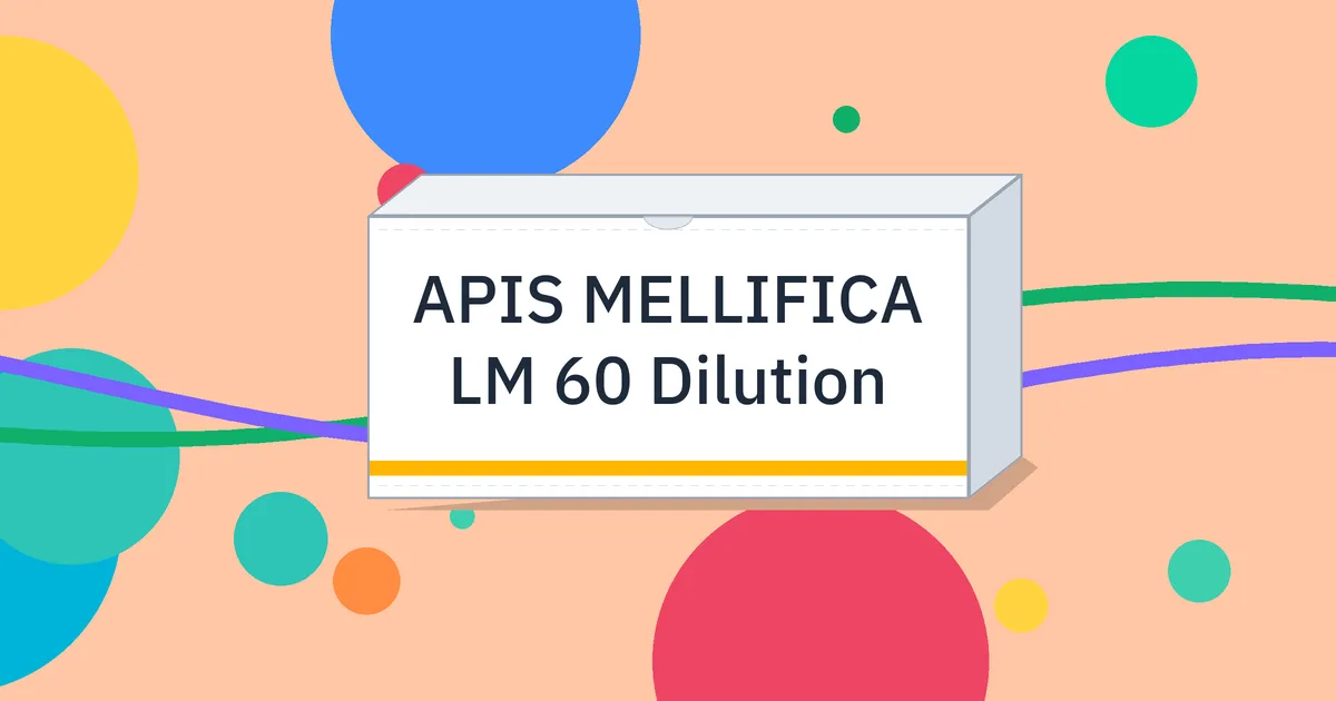 Symbolbild: Packung mit der Aufschrift APIS MELLIFICA LM 60 Dilution (PZN 12765305) – Verfügbarkeit und Bezug in Apotheken in Frankfurt am Main