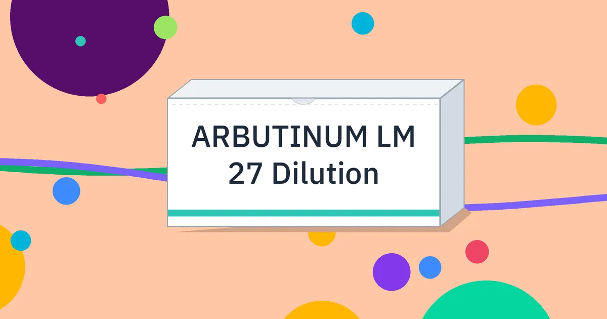 Symbolbild: Packung mit der Aufschrift ARBUTINUM LM 27 Dilution (PZN 13386981) – Verfügbarkeit und Bezug in Apotheken in Frankfurt am Main